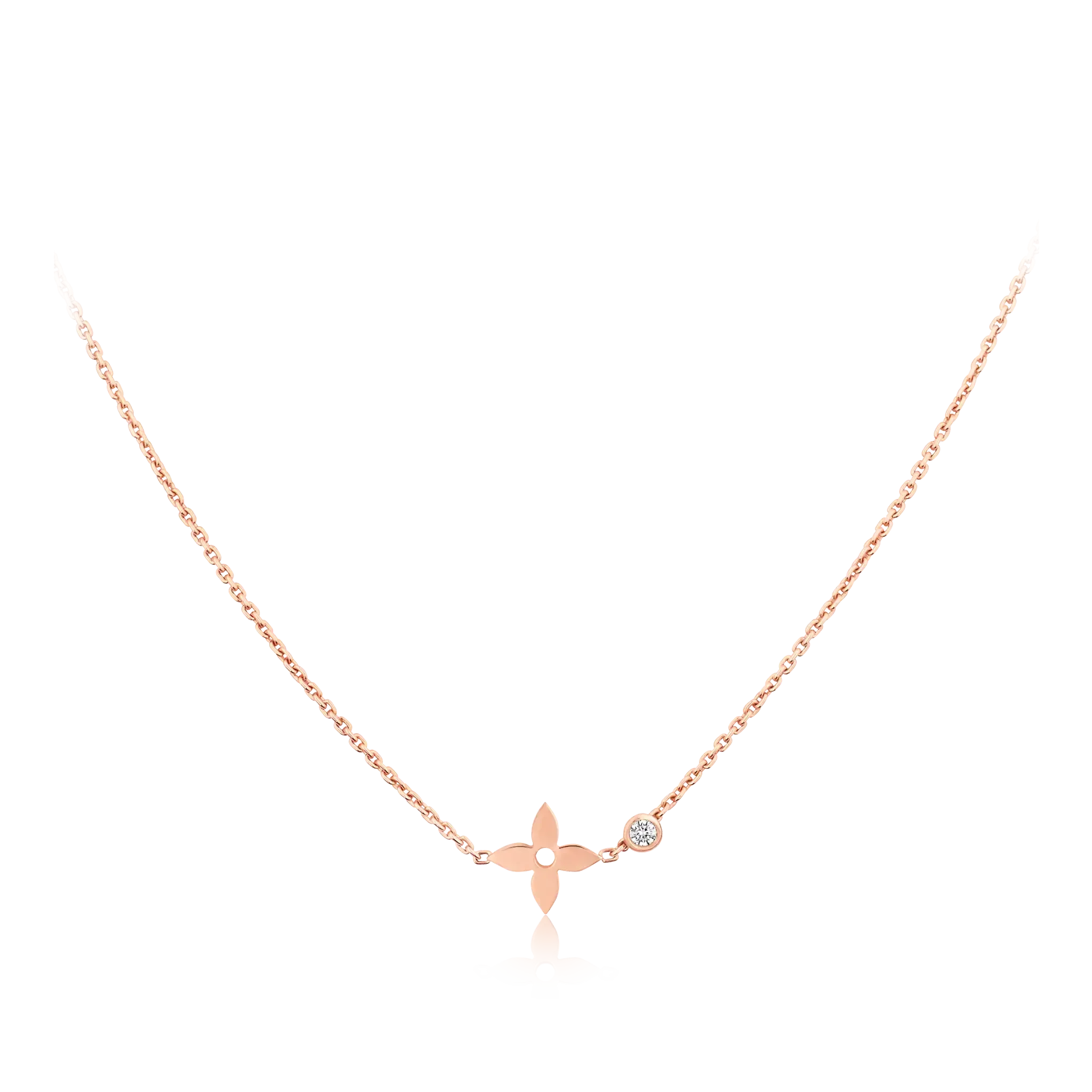 [Vicky]BLOSSOM PENDANT PINK GOLD AND DIAMOND – Royal Vicky Jewelry